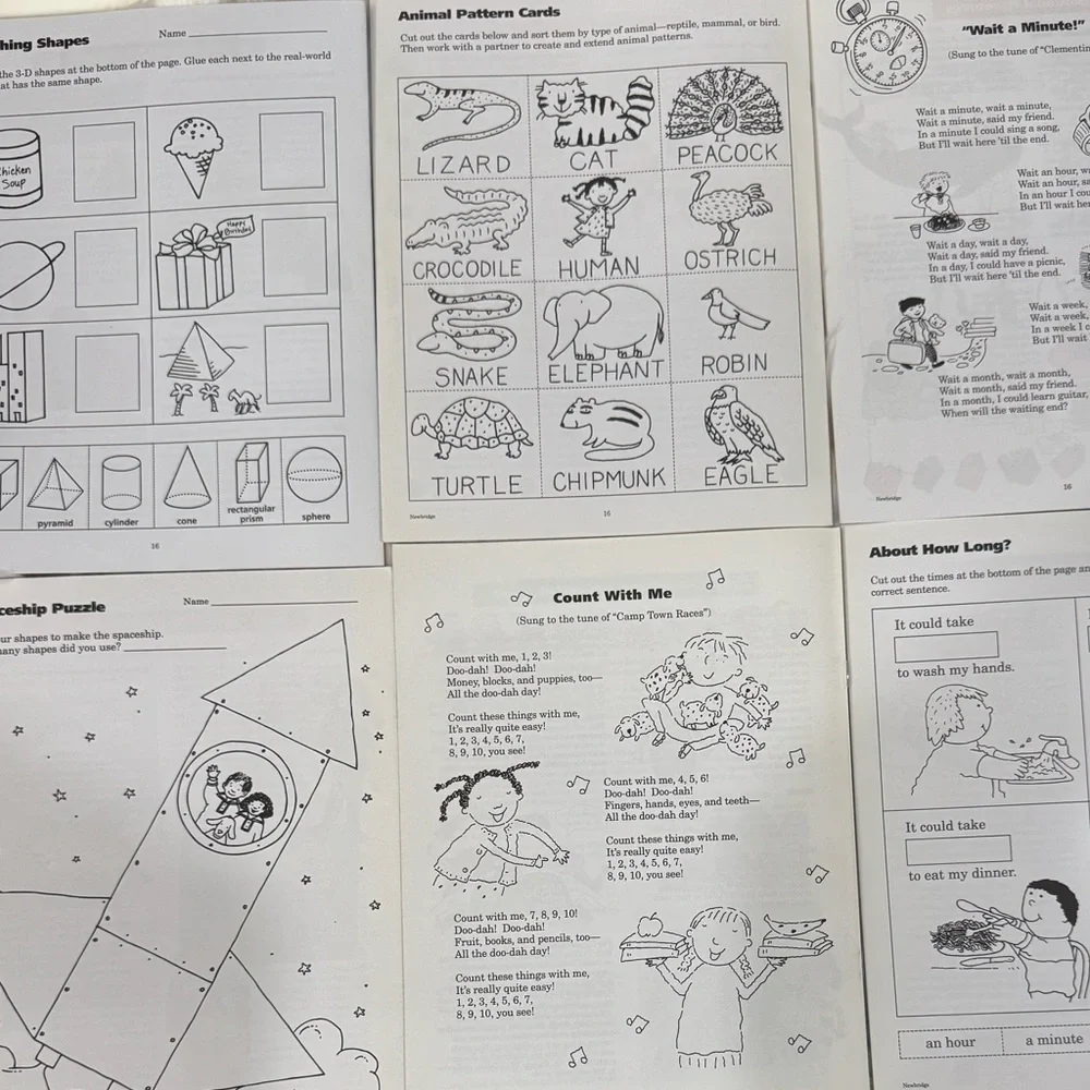 Newbridge | Toys | 6 Newbridge Teachers Guide Set Color Mathworkbook ...